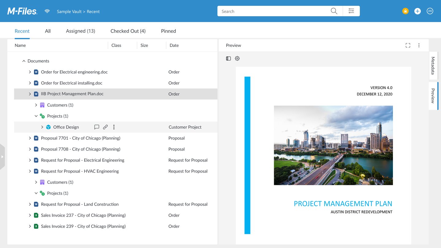 A New User Interface Makes M-Files Even Better